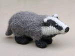 Realistic crochet badger pattern