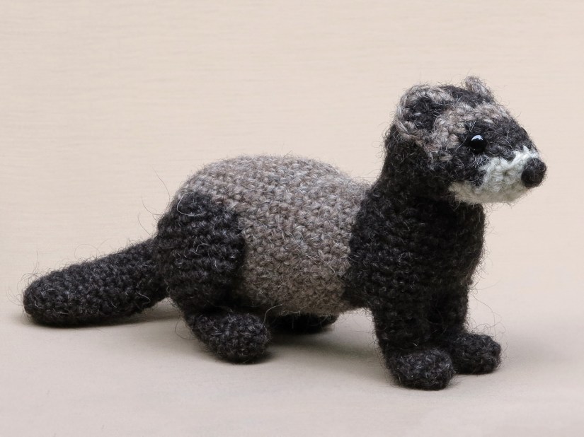 amigurumi crochet ferret pattern