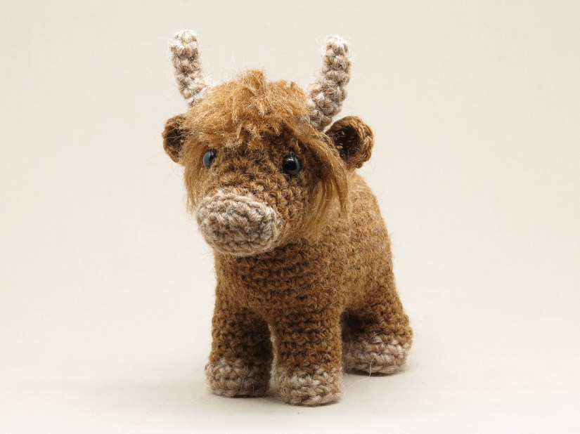 Merley, crochet highland cow pattern