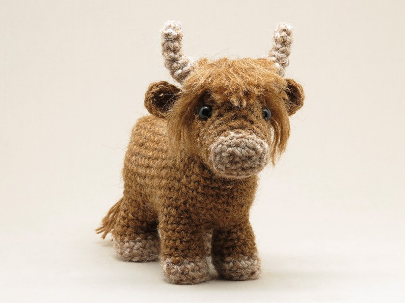 Merley, crochet highland cow pattern