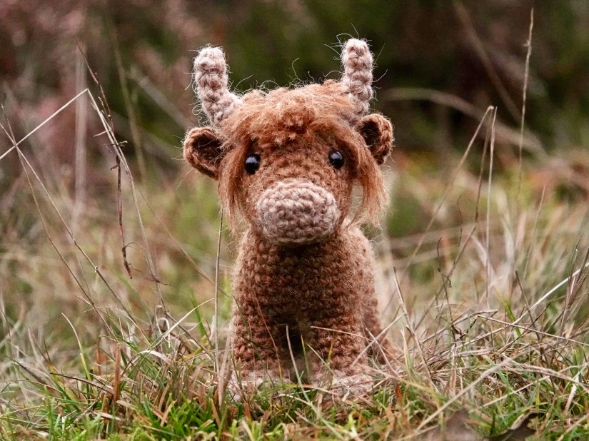 Merley, crochet highland cow pattern